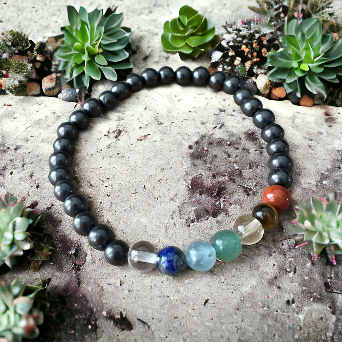 Shungite Bracelet - Bangle - Silver | Shungite Masters